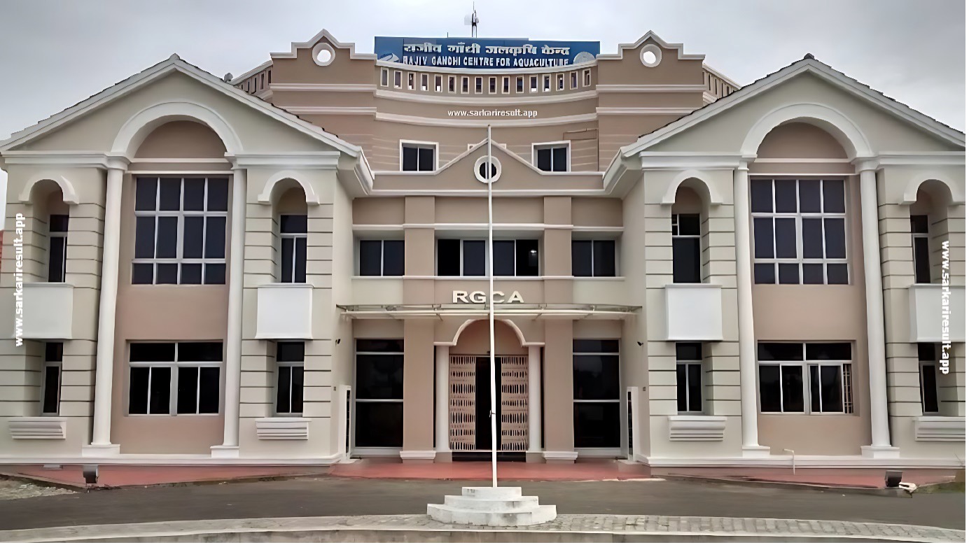 Internship Opportunity at Rajiv Gandhi Centre for Aquaculture (RGCA ...